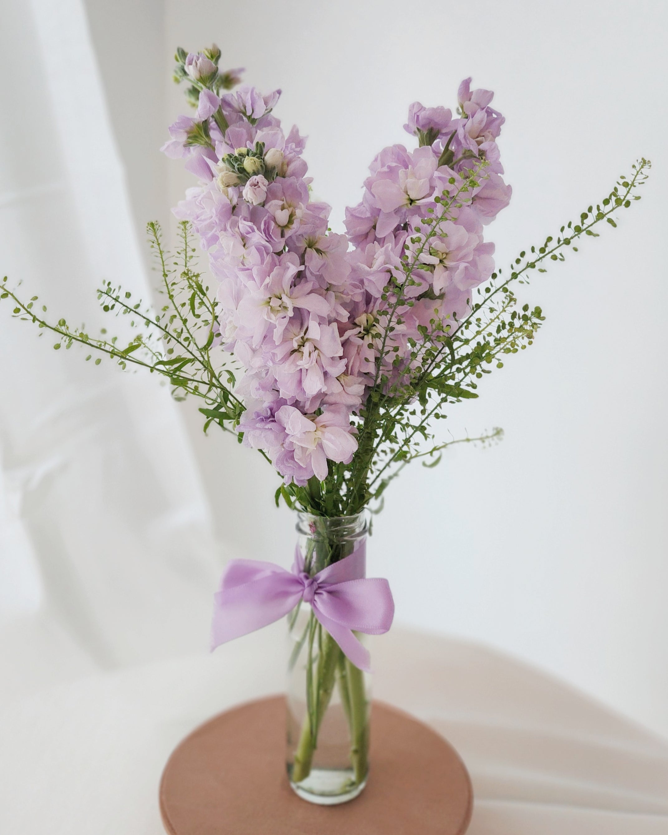 Trio Matthiola In Lilac